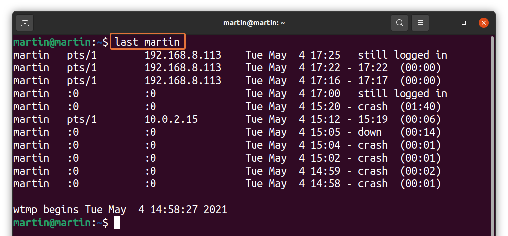 How To Check User Login History In Linux 