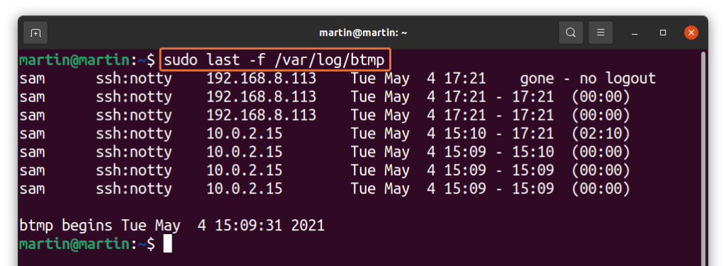 How To Check User Login History In Linux 