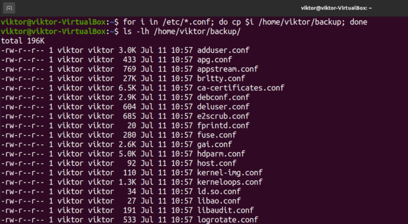 Bash for Loop in One Line • بلاگ رسانگار