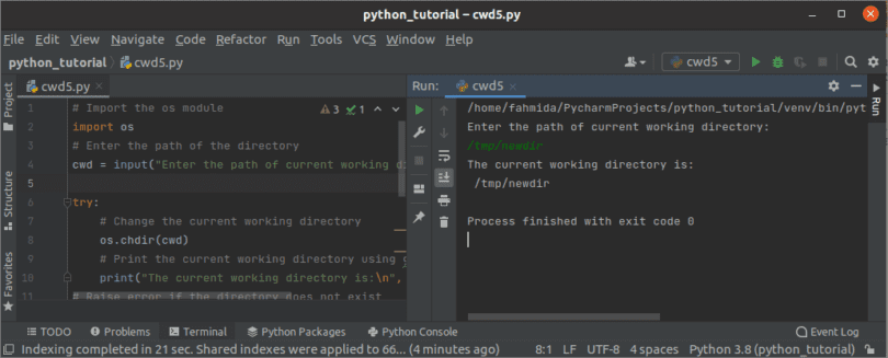How To Get Current Working Directory In Python