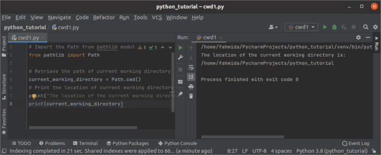 How To Get Current Working Directory In Python