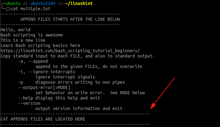 How To Append Multiple Lines To A File With Bash