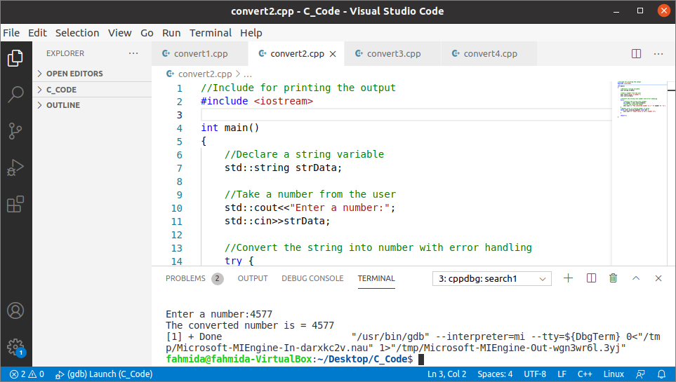 Fotoelektrick Trojuholn k Prekona How To Convert Int To String In C 