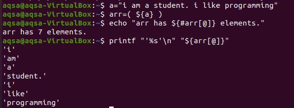 Bash Print Array With Newlines