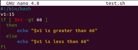 How do I compare numbers in bash?