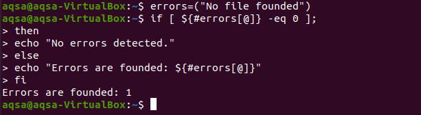 Bash Declare An Empty Array