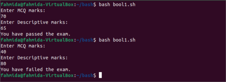How to Use Boolean Value in Bash