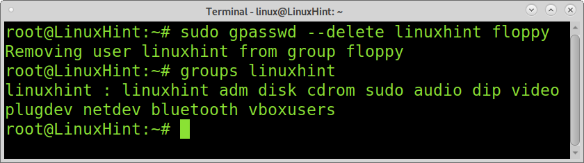 How To Remove A User From A Group Linux