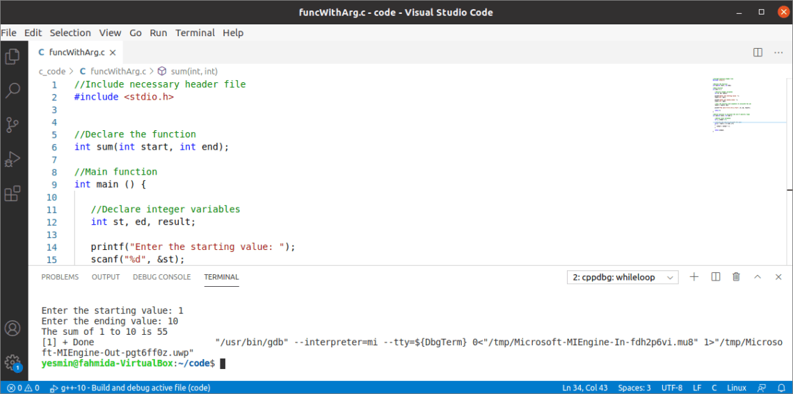 40 C programming examples