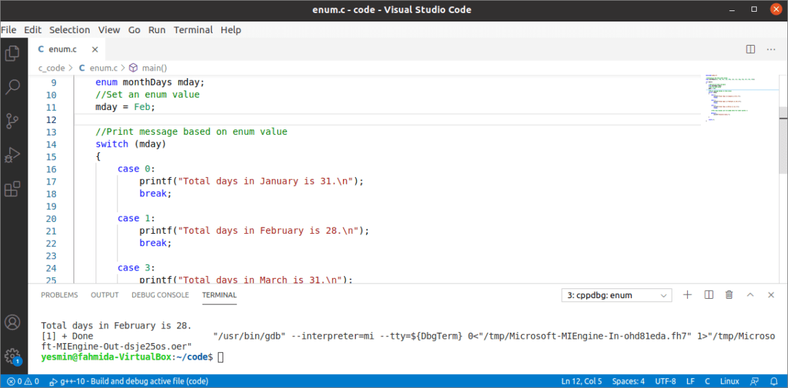 40 C programming examples