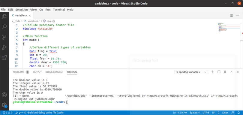 40 C programming examples