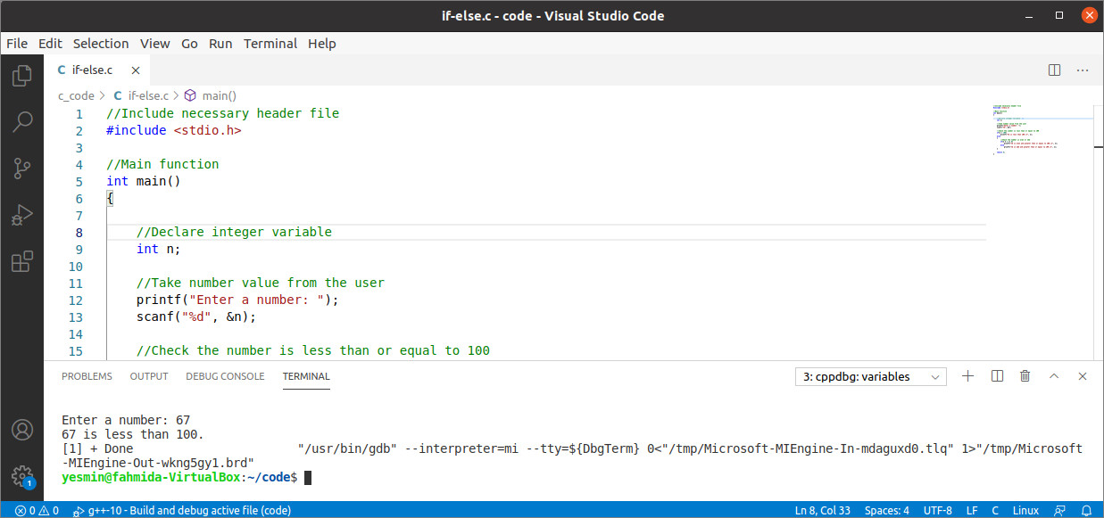 Linux C Printf Time t