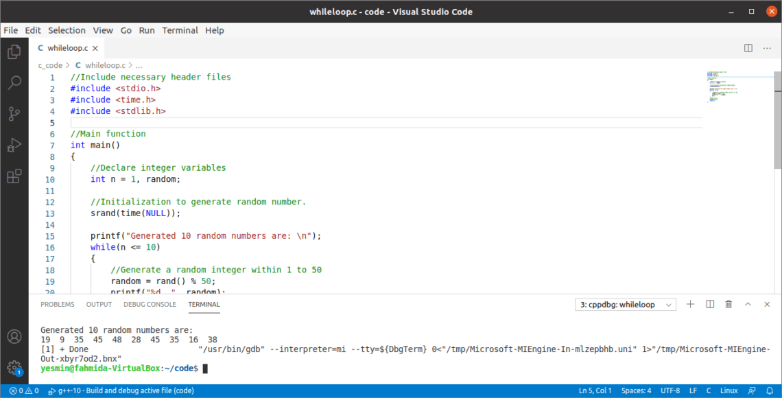 40 C programming examples