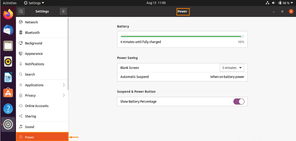 How To Change Sleep Settings In Ubuntu