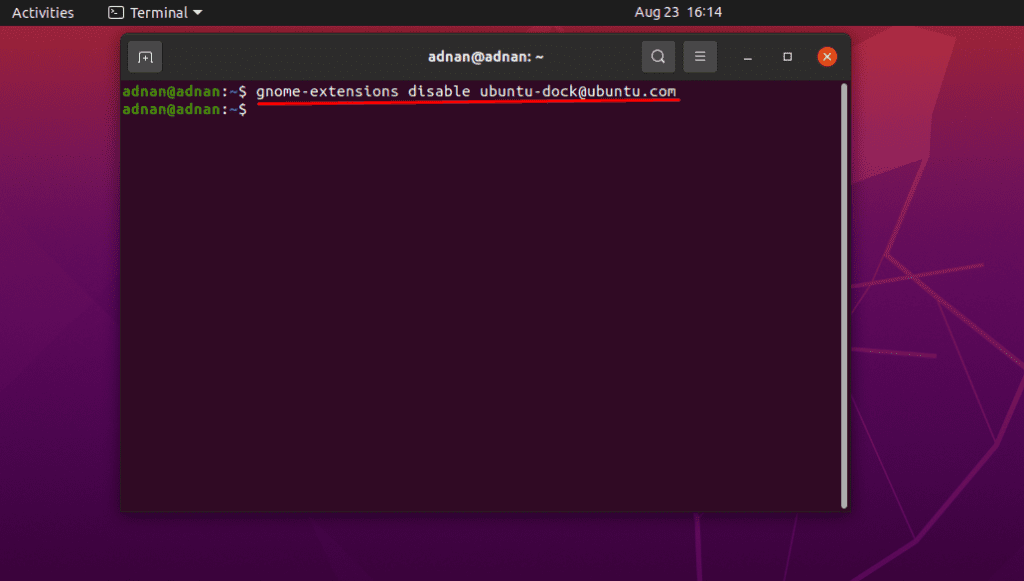 How to Hide Dock in Ubuntu