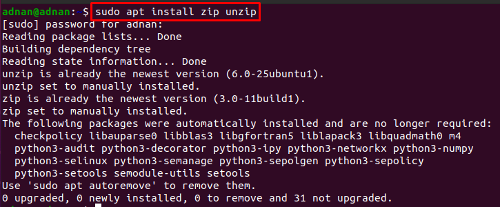 How To Create A Password Protected Zip File On Linux