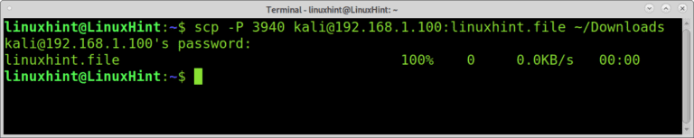 How Do I SCP with a Different Port? – Linux Hint