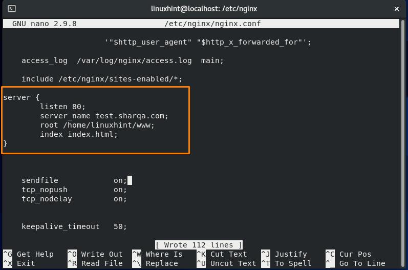  Nginx index html 