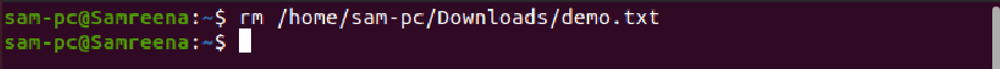 How To Delete A File In Ubuntu