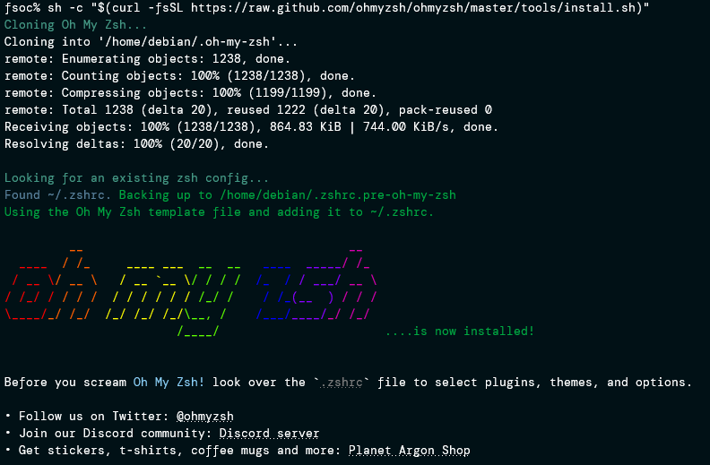 How To Install Oh my zsh And Use It With ZSH