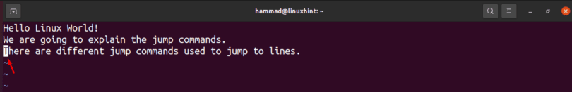 How To Jump To A Line In A Vim