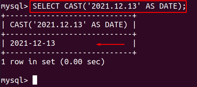 How To Use MySQL Cast Function To Convert String To Date