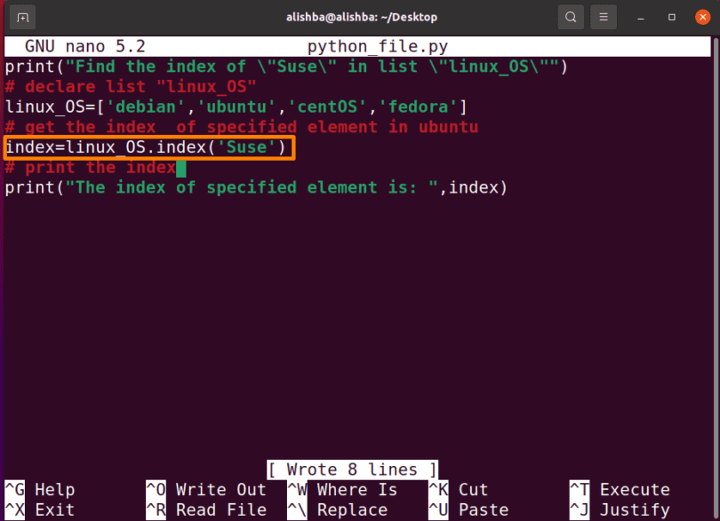 How To Get The Position Of Element In A List In Python