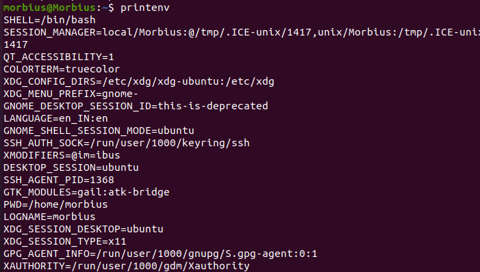 Bash Print All Environment Variables And Values DevsDay ru