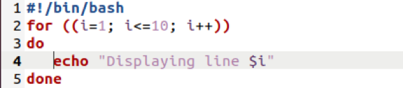 How To Write A for Loop In A Shell Script
