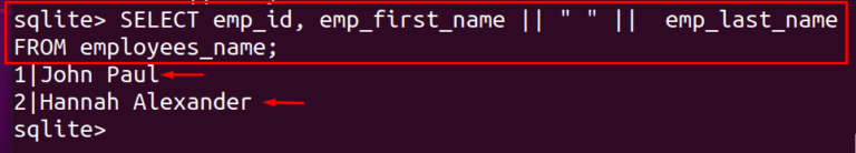 How Do I Concatenate In SQLite 