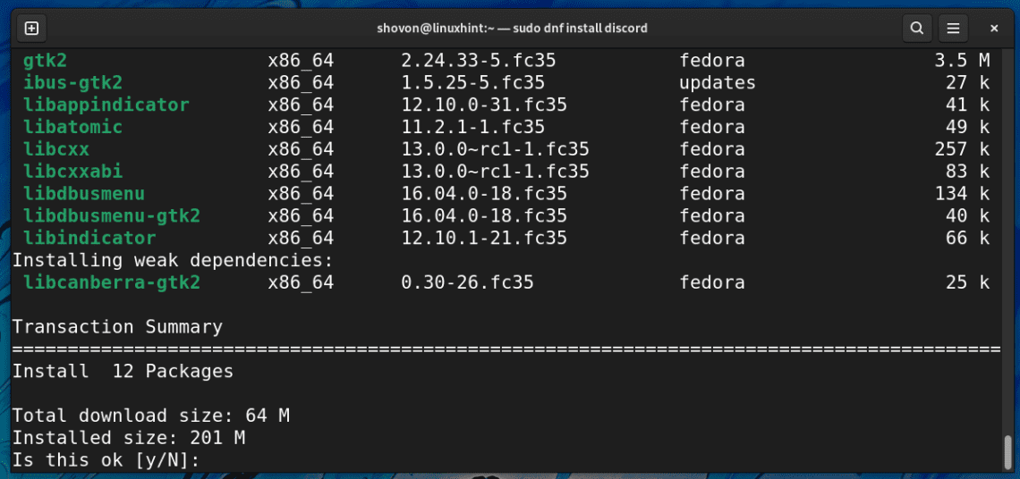 How to Install Discord on Fedora 35