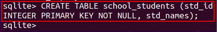 How To Use PRIMARY KEY In SQLite