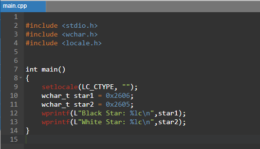 Unicode In C