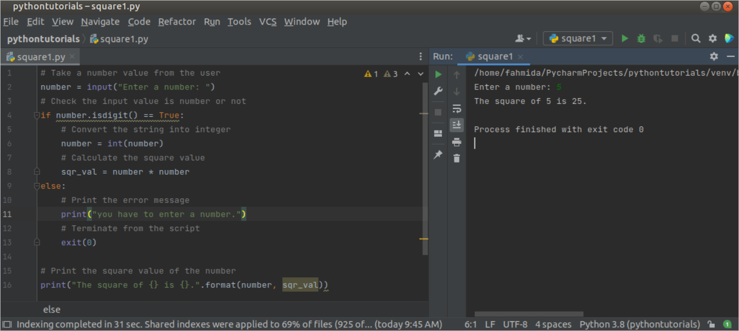 Square A Number In Python