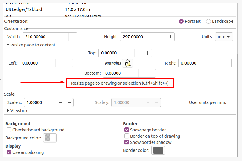 How To Change Canvas Size In Inkscape