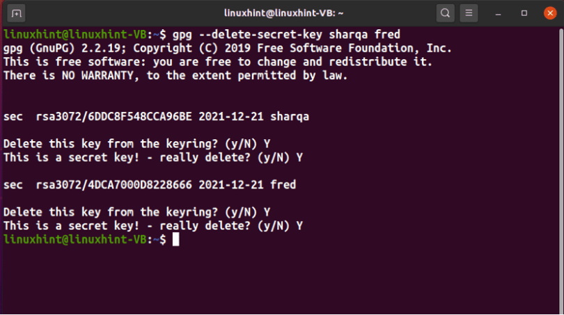 How to Delete GPG Keys in Linux | DevsDay.ru