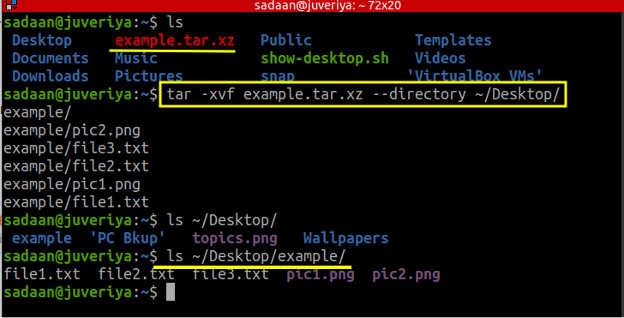 How To Extract Tar xz Files In Linux