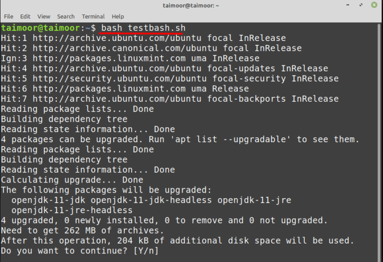 How to Use Bash && Operator in Linux