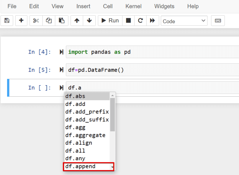 How To Enable And Use Autocomplete In Jupyter Notebook
