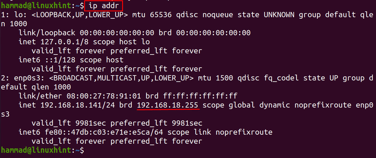 How To Find IP Address In Linux