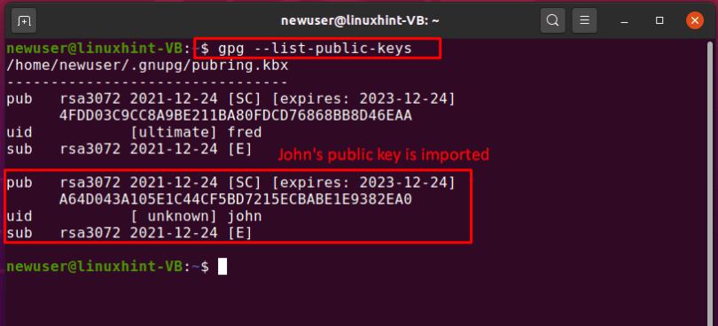 How to export and import keys with GPG