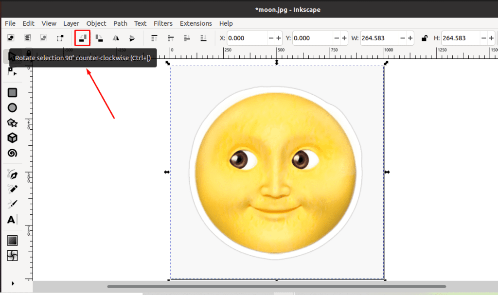 How To Rotate Object In Inkscape