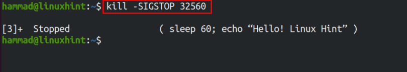 How To Stop Process Using The Sigstop Signal In Linux