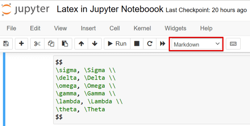How To Use Latex In Jupyter Notebook
