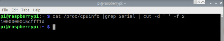 How to find serial number of Raspberry Pi