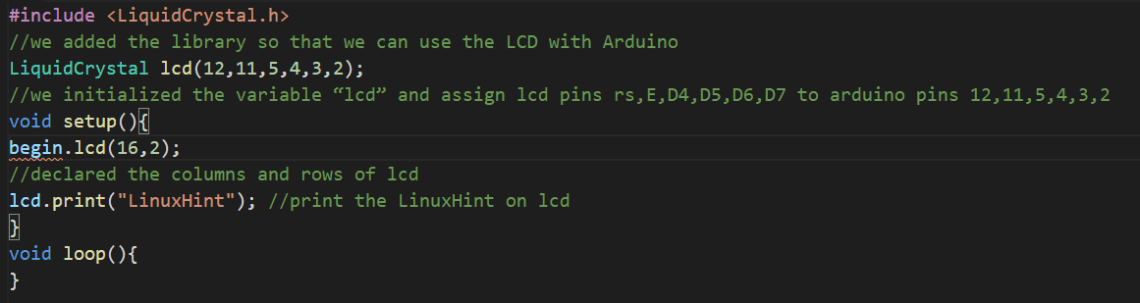 How to interface the LCD with Arduino Nano