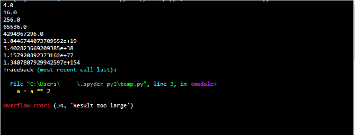 Python Valueerror Math Domain Error