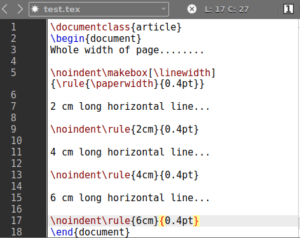 Latex Horizontal Line – Linux Hint