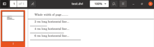 Latex Horizontal Line – Linux Hint