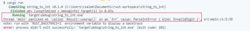 How To Convert String To Int Using Rust